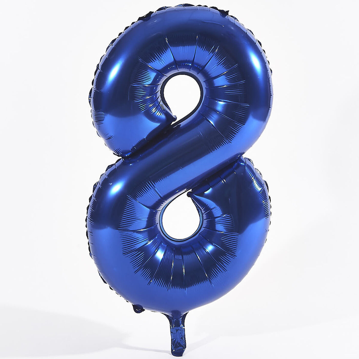 Blue Giant Number Helium Balloons 0-9 - DEFLATED