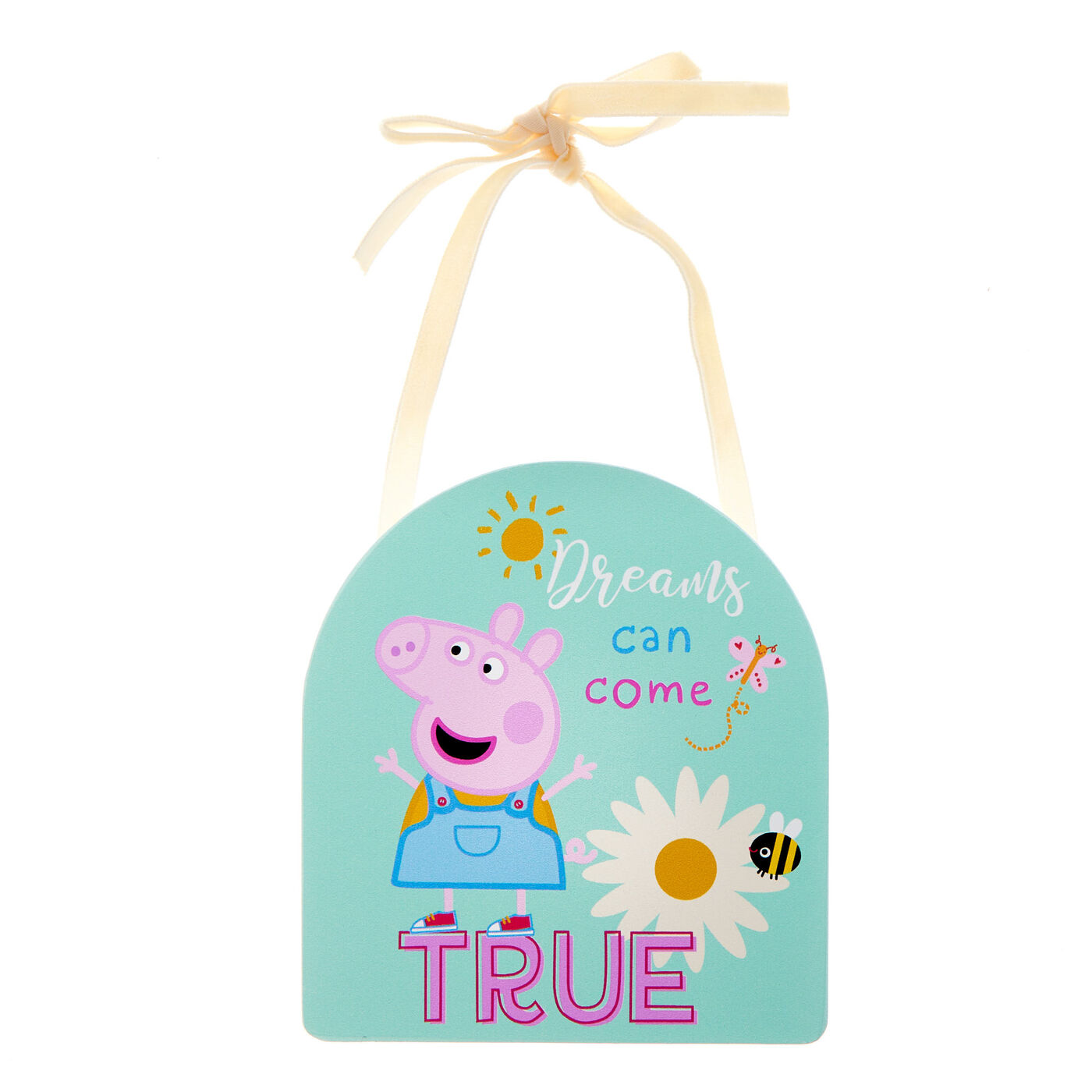 Buy Dreams Can Come True Peppa Pig Plaque for GBP 2.99 | Card Factory UK