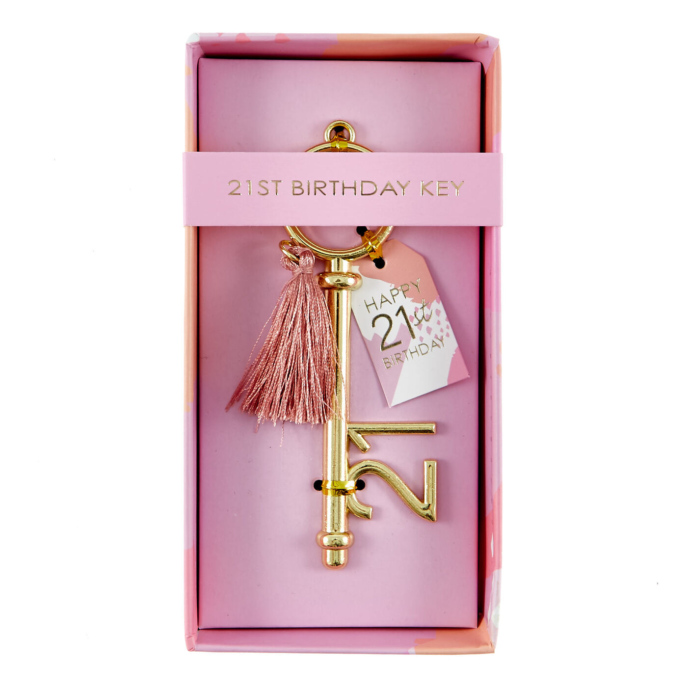 Buy Pink 21st Birthday Key for GBP 1.99 | Card Factory UK