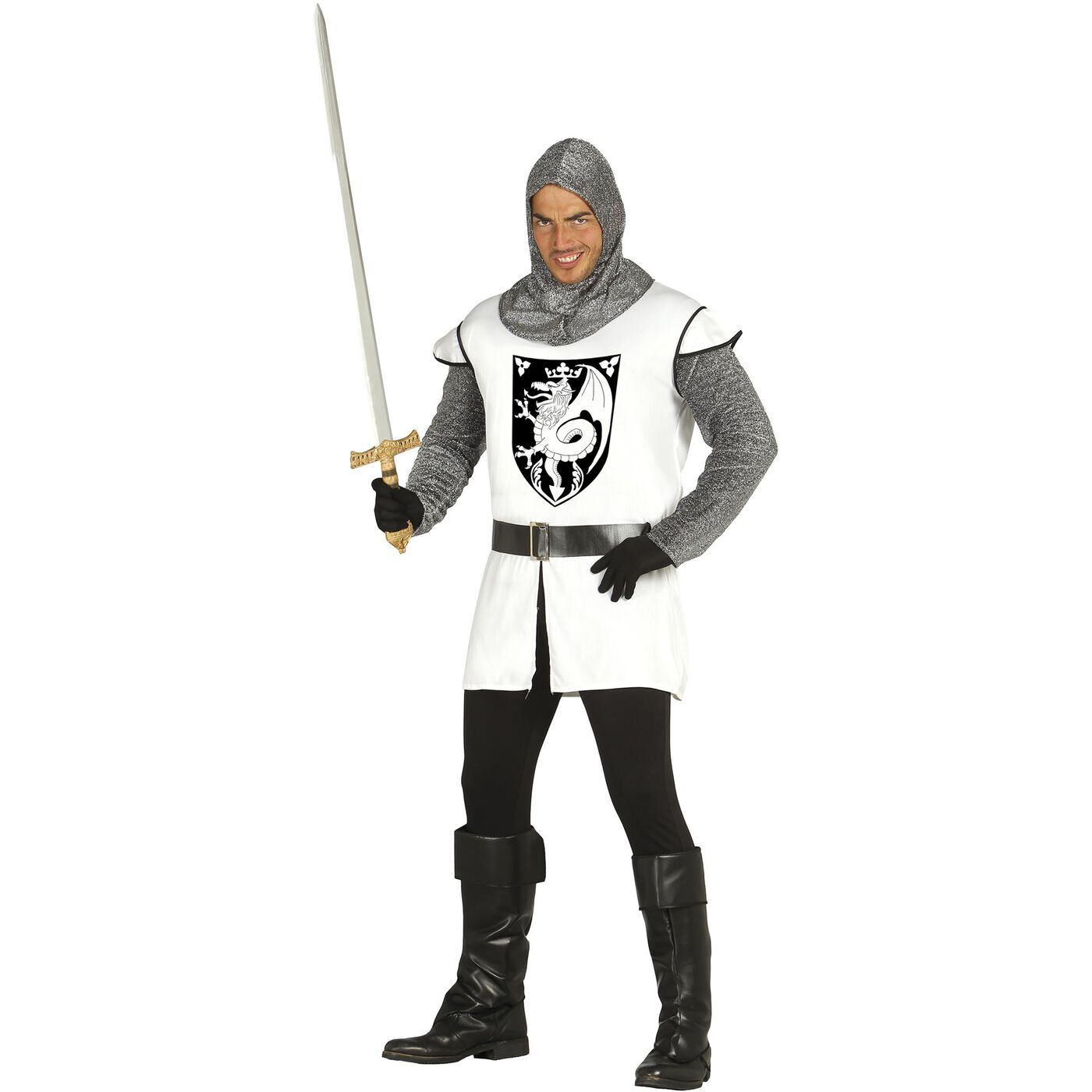 Buy Medieval Knight Adult Fancy Dress Costume for GBP 28.99 | Card ...
