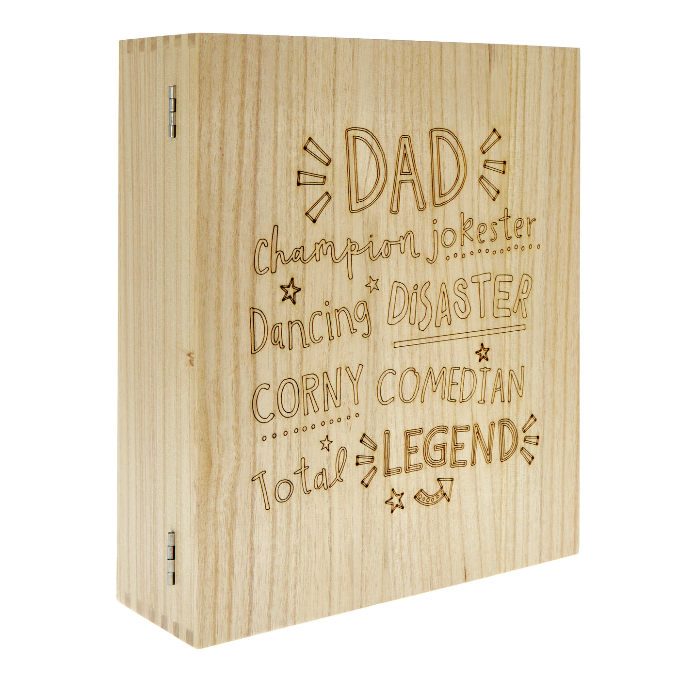 Buy Dad Total Legend Engraved Wooden Gift Box for GBP 9.99 | Card ...