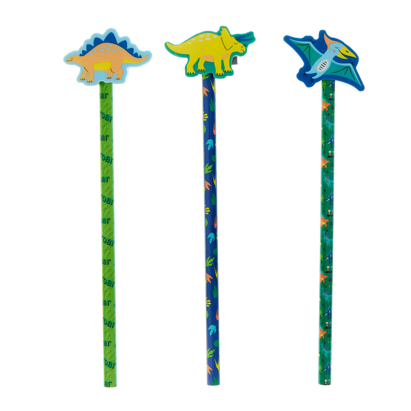 Buy Dinosaur Pencils - Pack of 3 for GBP 1.49 | Card Factory UK