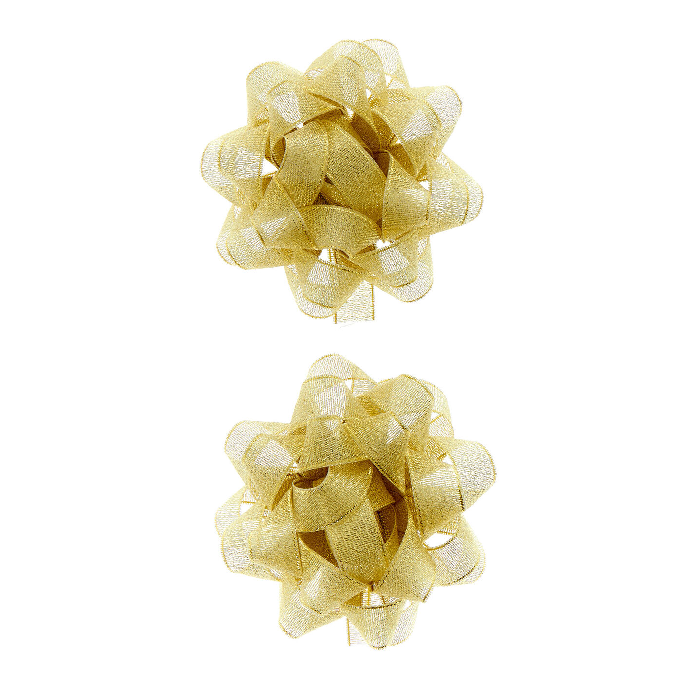 Buy Luxury Gold Fabric Christmas Gift Bows - Pack of 2 for GBP 1.49 ...