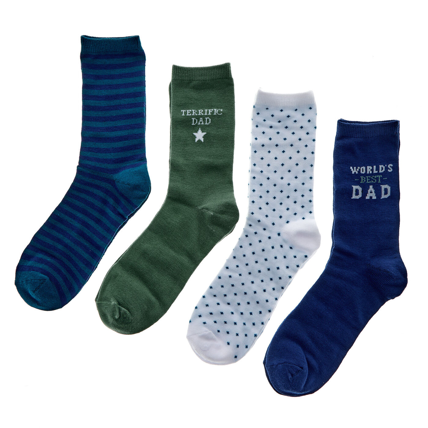 Buy World's Best Dad Socks Gift Set - 4 Pairs for GBP 3.99 | Card ...