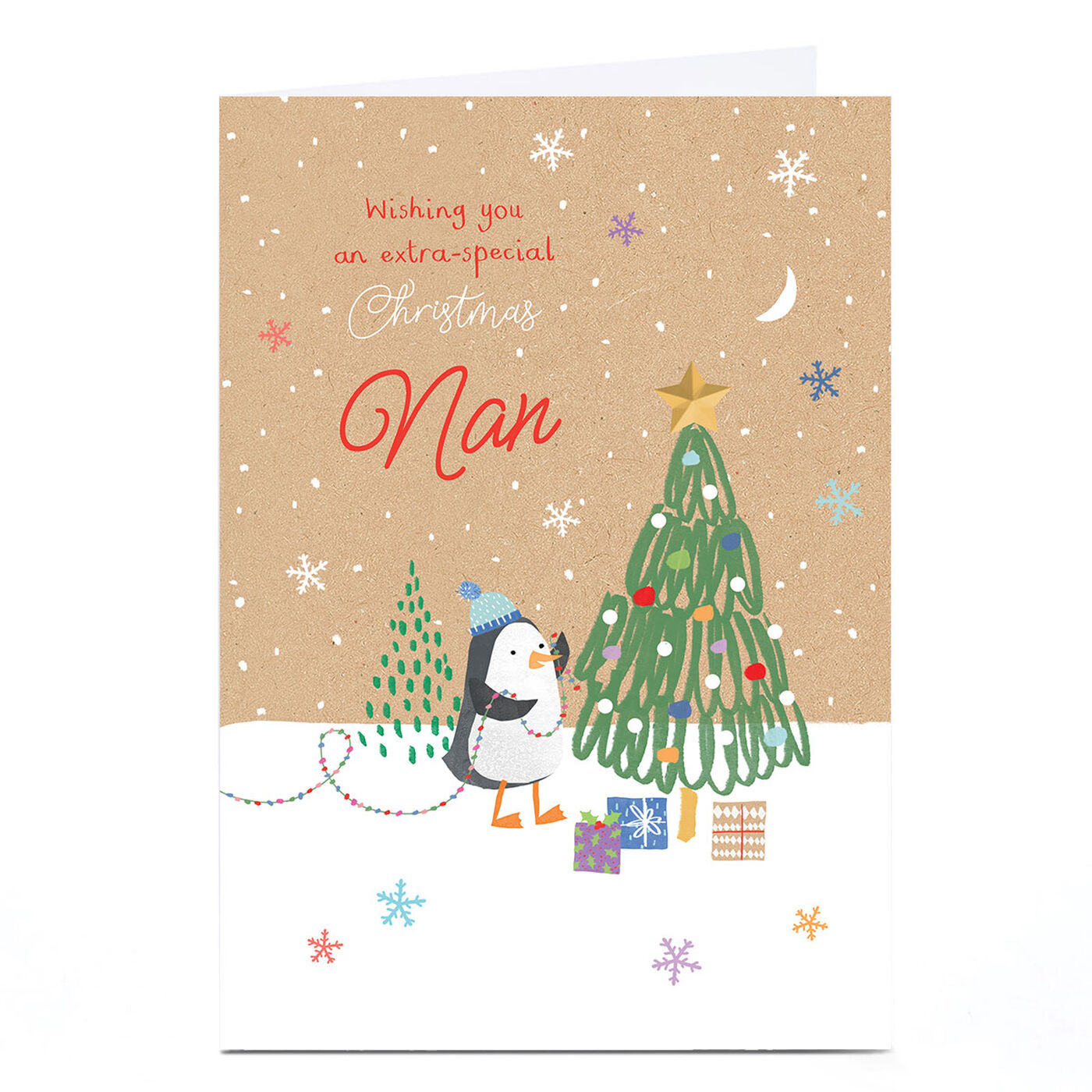Buy Christmas Card - An Extra Special Christmas Penguin and Tree, Nan ...