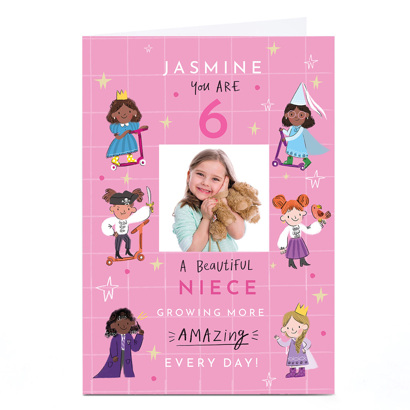 Buy Personalised Birthday Card - Growing More Amazing Every Day, Niece ...