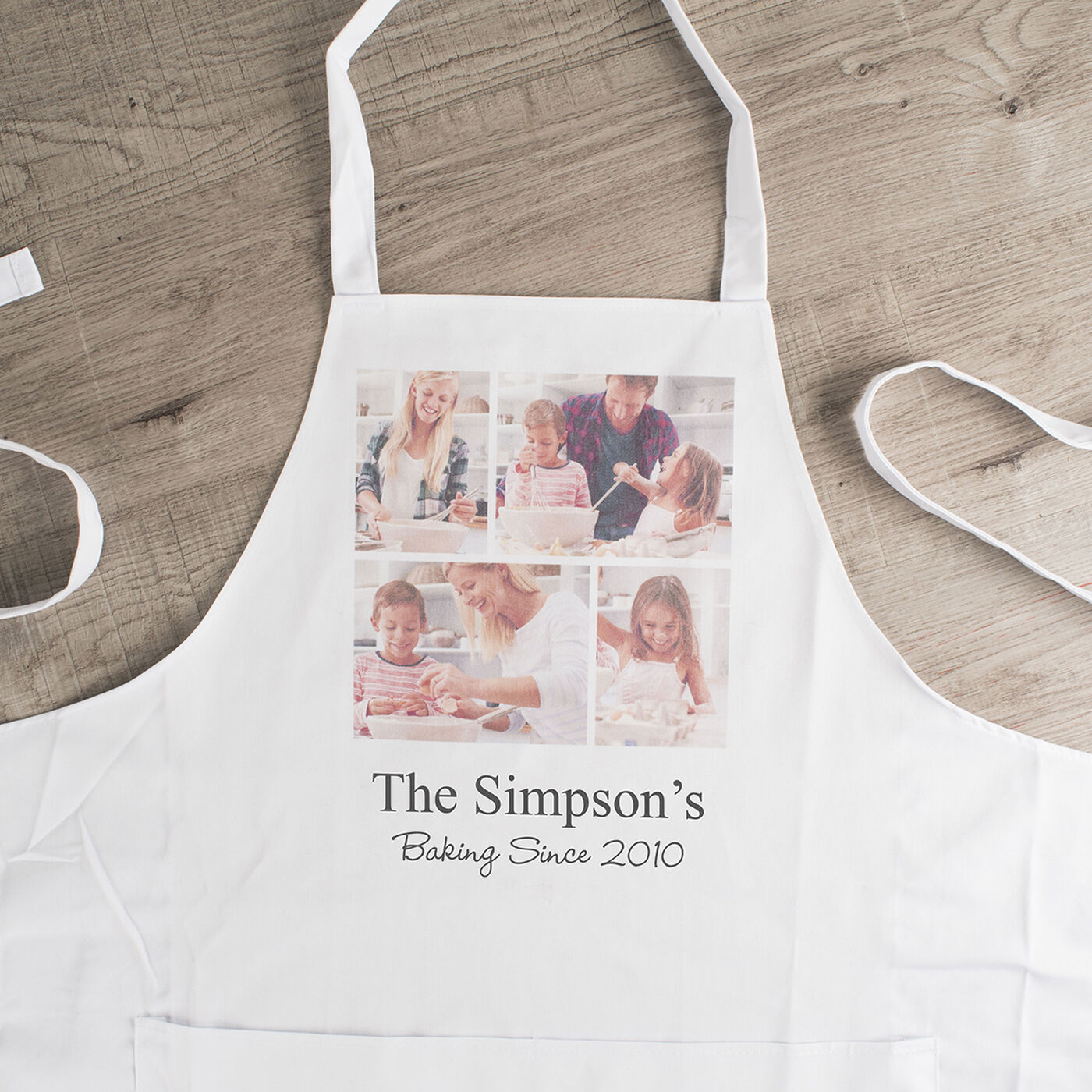 Buy Multi Photo Upload White Apron - Family Baking Since for GBP 17.99 ...