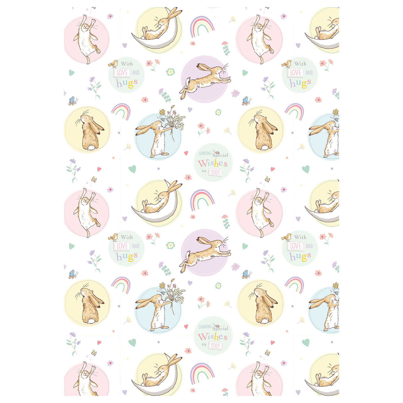 Buy Guess How Much I Love You Wrapping Paper - 2 Sheets & 2 Tags for ...