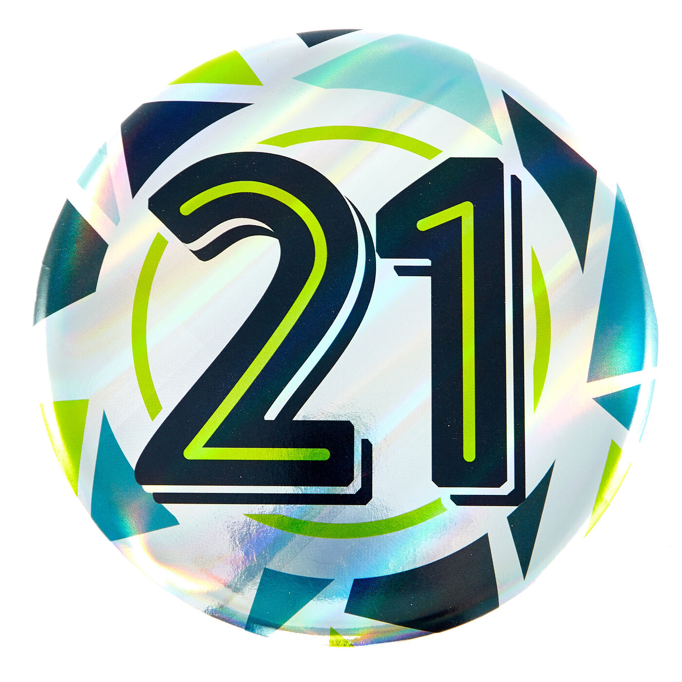 Buy Giant 21st Birthday Badge - Blue for GBP 0.99 | Card Factory UK