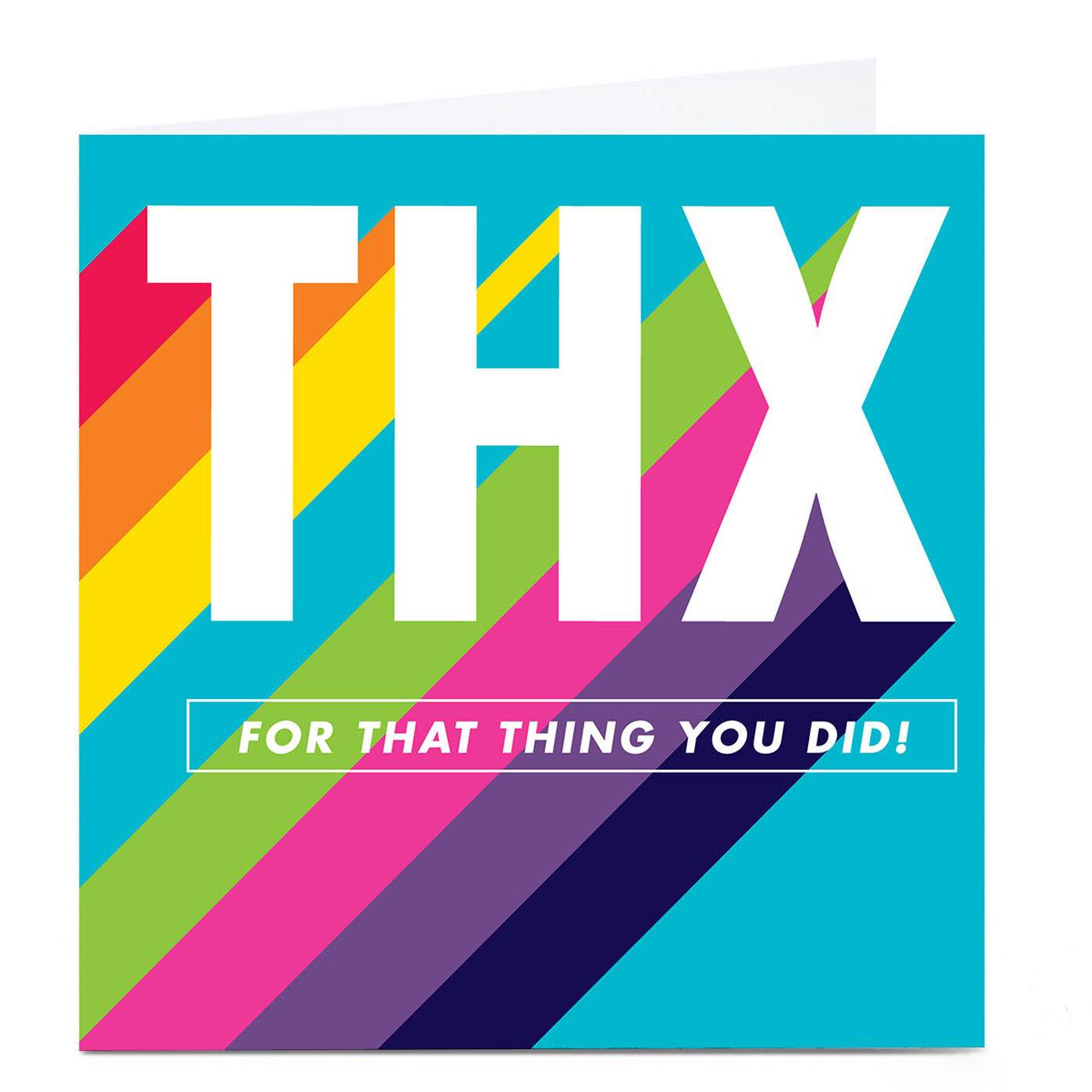 Buy Personalised Hello Munki Card - THX For That Thing for GBP 2.99 ...