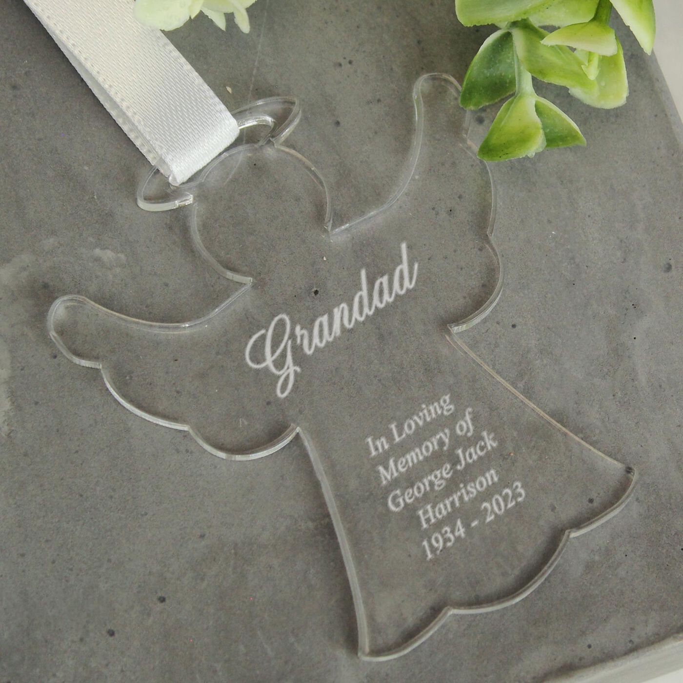 Buy Personalised Acrylic Angel Decoration for GBP 8.99 | Card Factory UK
