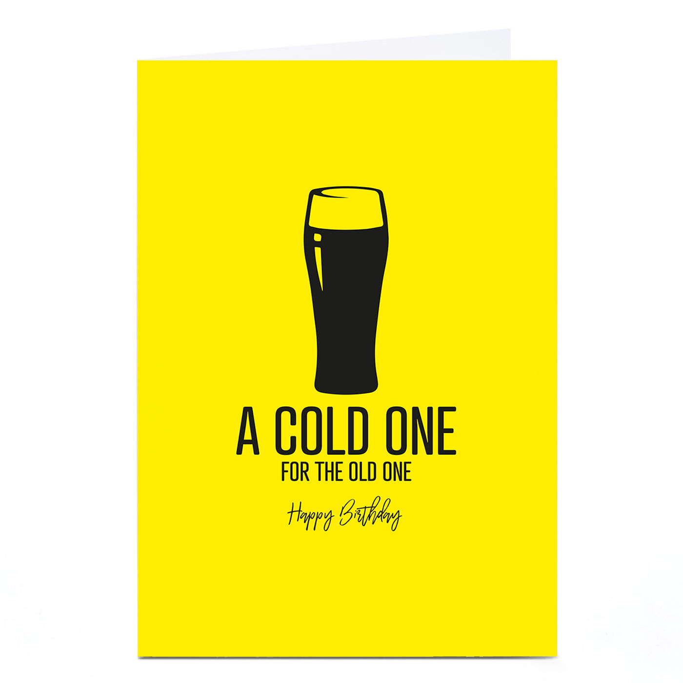 Buy Personalised Punk Birthday Card - A Cold One for GBP 2.29 | Card ...