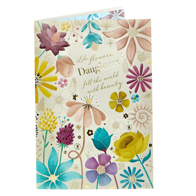 Daughter Birthday Cards, Personalised, Special Happy Birthday Cards for ...