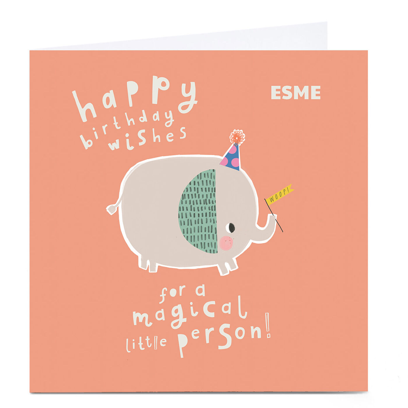Buy Personalised Art Kids Birthday Card - Magical Little Person for GBP ...