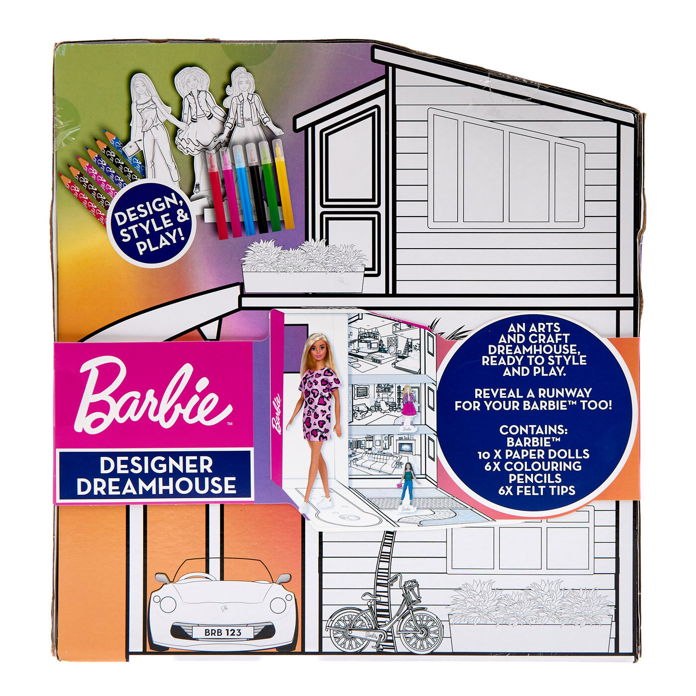 Buy Barbie Designer Dreamhouse Craft Set for GBP 14.99 | Card Factory UK