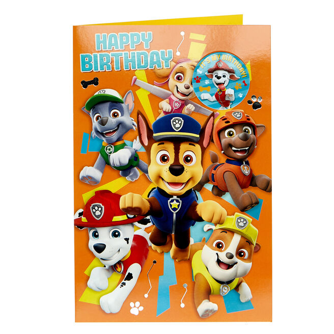 Paw Patrol Cards For Kids, Paw Patrol Birthday Gifts & More For Sale ...