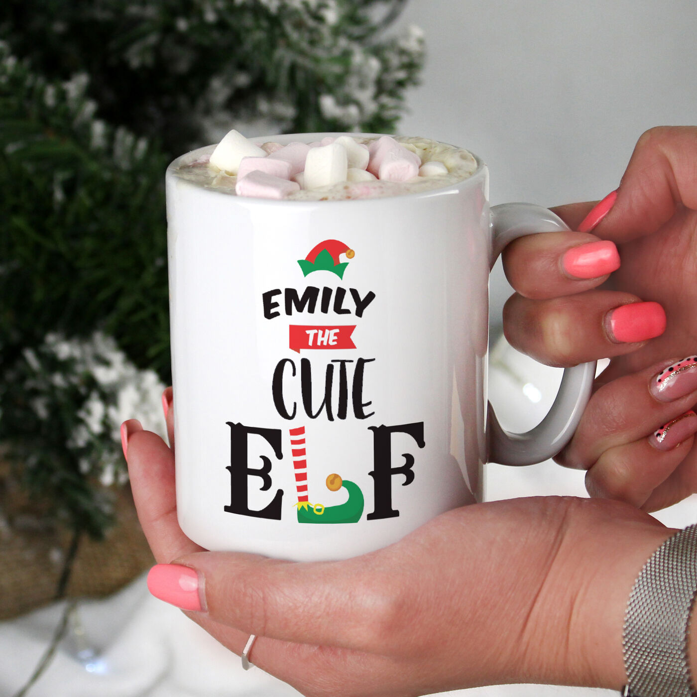 Buy Personalised Elf Christmas Mug for GBP 9.99 | Card Factory UK