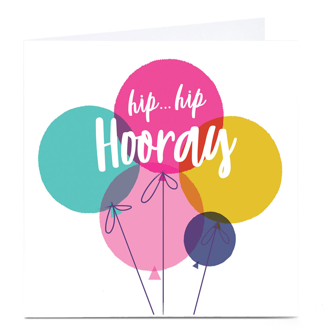 Buy Personalised Hello Munki Card - Hip Hip Hooray for GBP 2.99 | Card ...