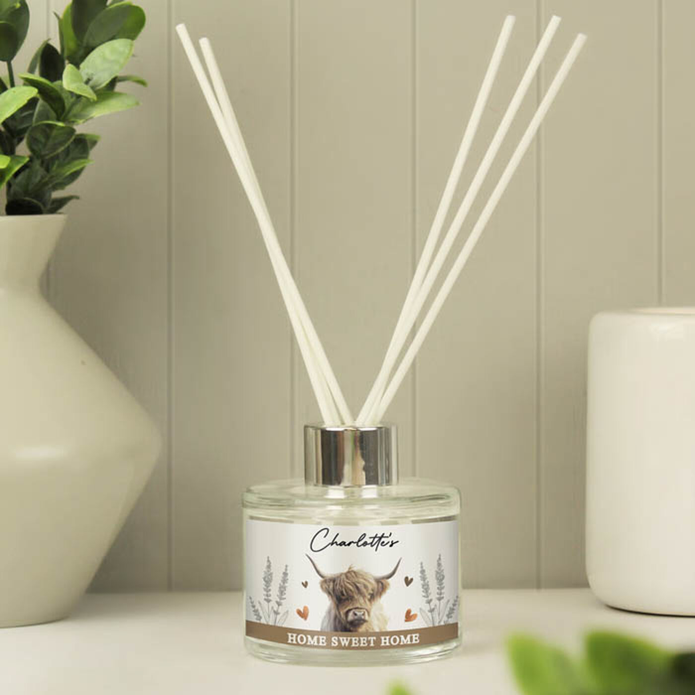 Buy Personalised Highland Cow Reed Diffuser for GBP 14.99 | Card Factory UK