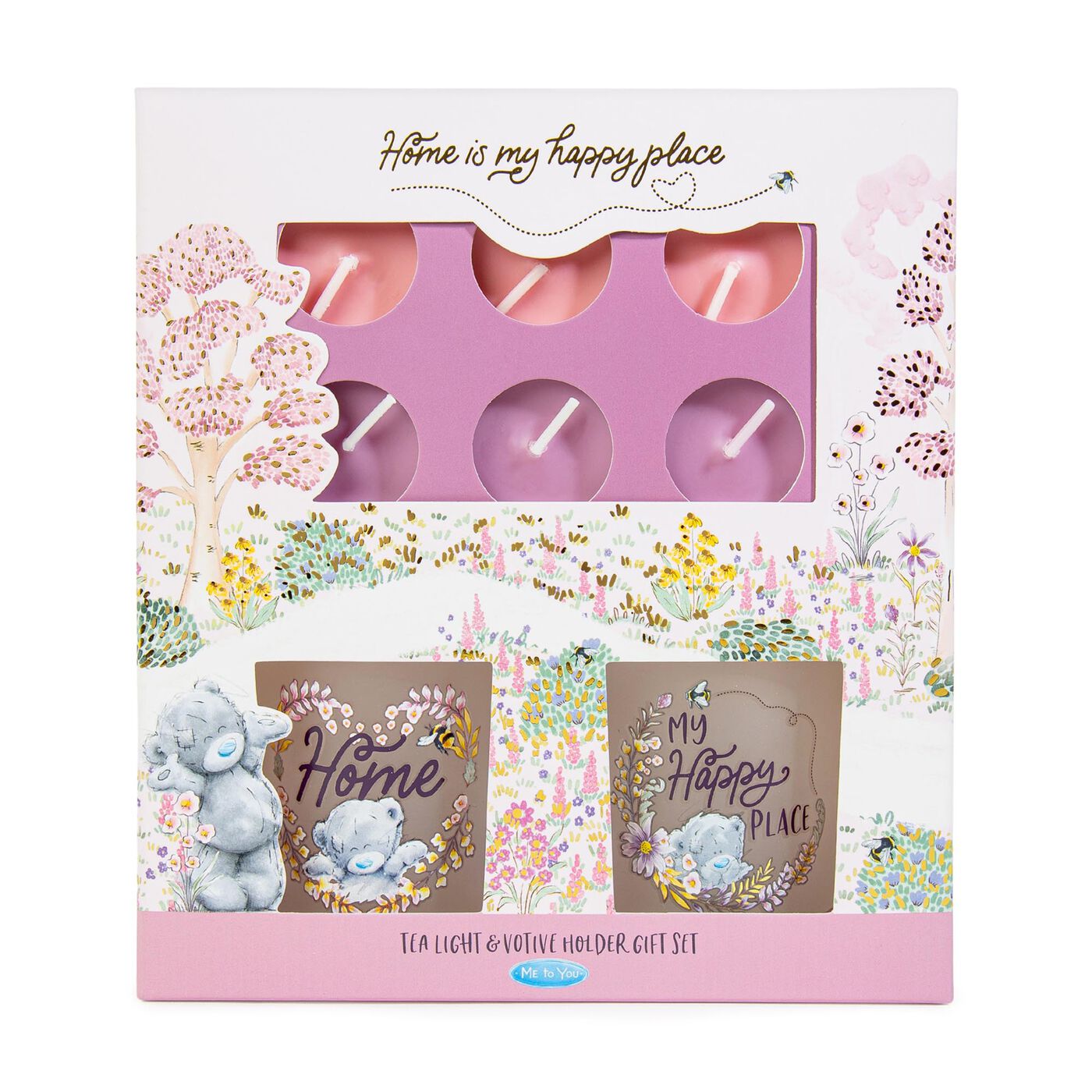 Buy Me To You Tatty Teddy Tea Light And Votive Holder T Set For Gbp 6