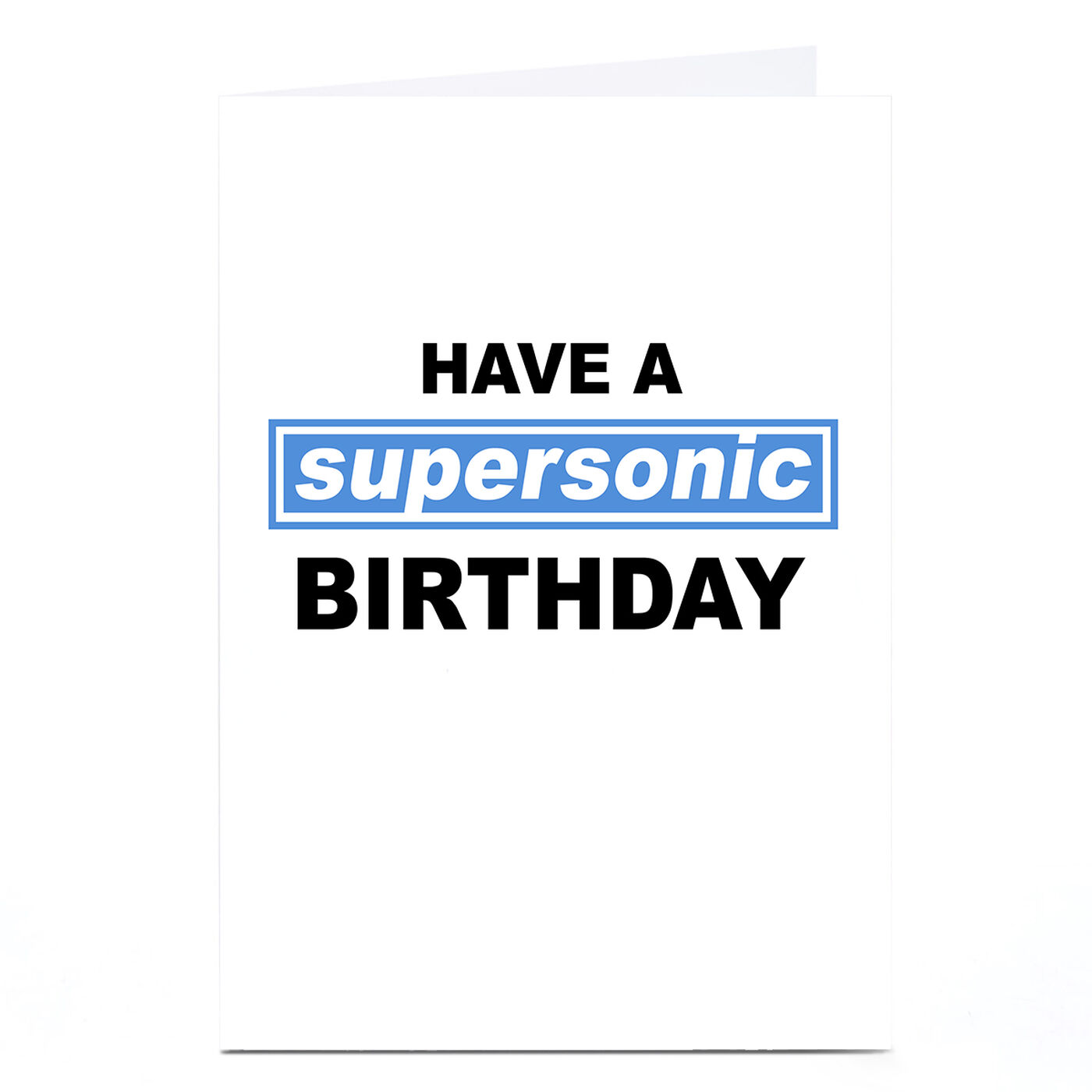 Buy Have A Supersonic Personalised Birthday Card for GBP 1.99 | Card ...