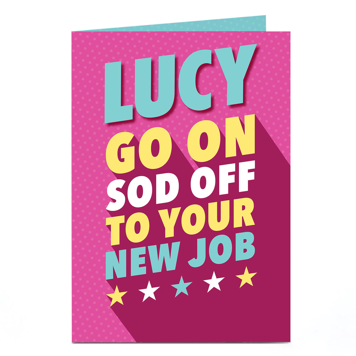 Buy Personalised New Job Card - Sod Off for GBP 2.99 | Card Factory UK
