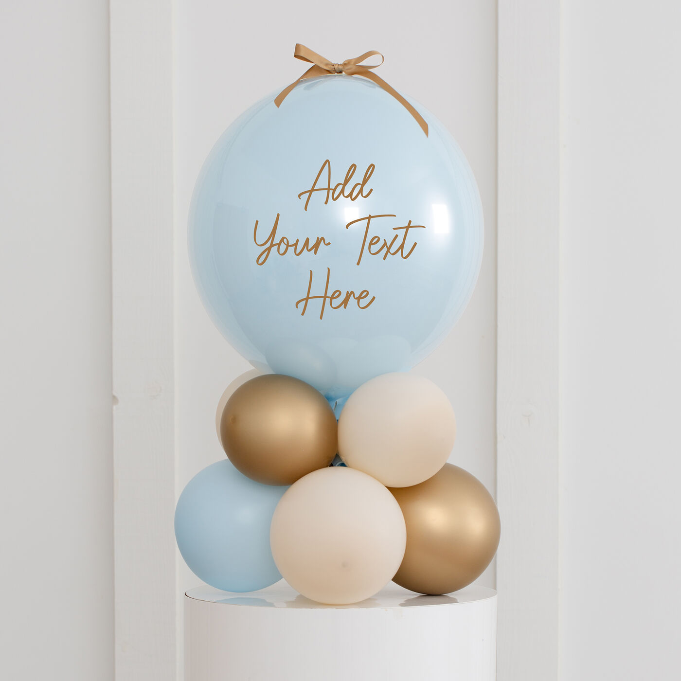 Buy Personalised Blue Air-Filled Bubble Stack - DELIVERED INFLATED! for GBP 34.95 | Card Factory UK