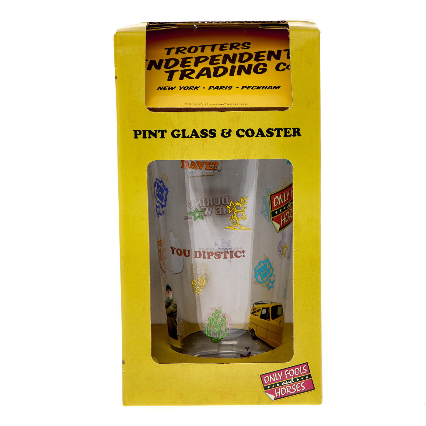 Buy Only Fools & Horses Pint Glass & Coaster Set for GBP 4.99 | Card ...