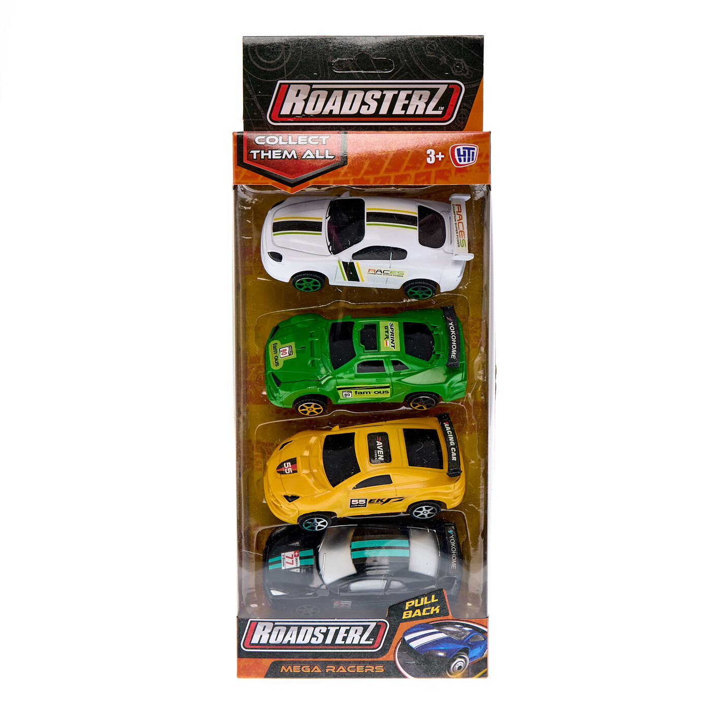 Buy Roadsterz Pull Back Mega Racers - Pack of 4 for GBP 3.99 | Card ...