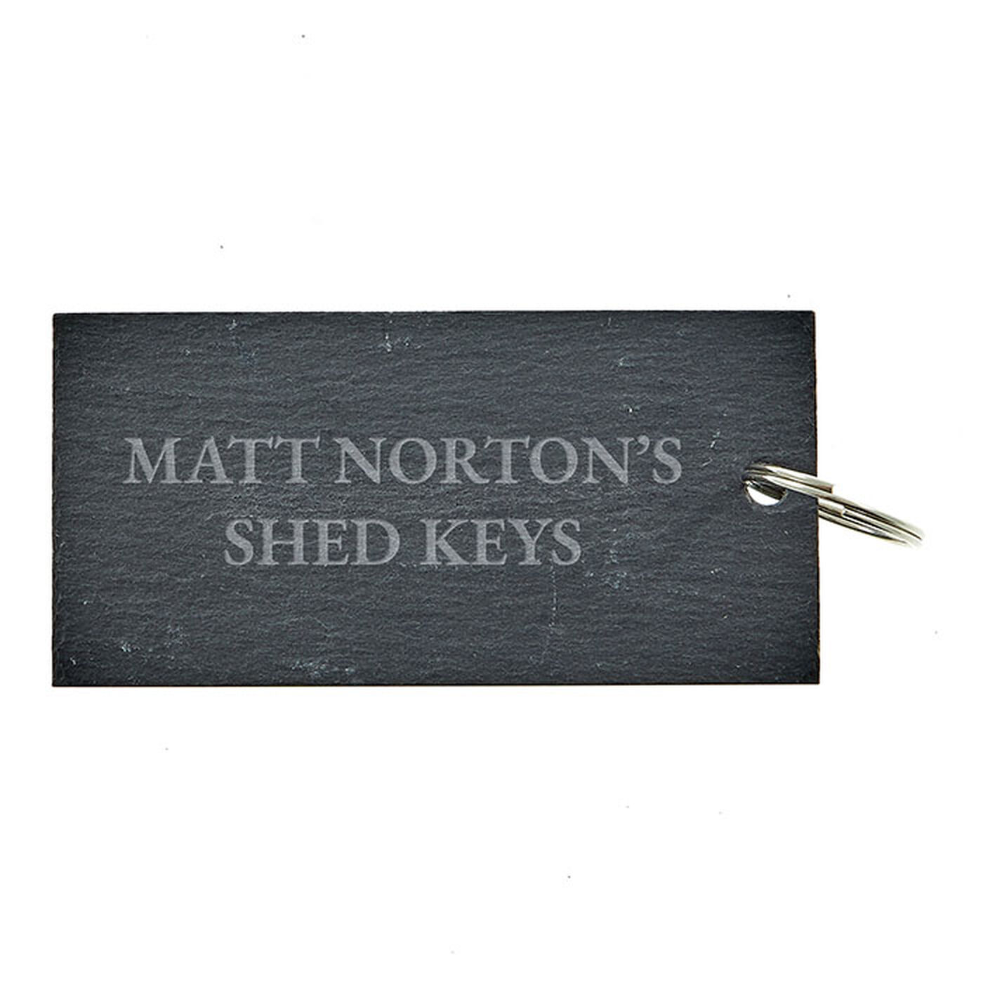 Buy Personalised Engraved Slate Key Ring for GBP 10.49 | Card Factory UK