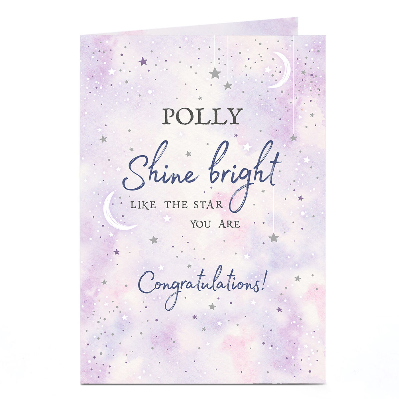 Buy Personalised Congratulations Card - Shine Bright for GBP 2.99 ...