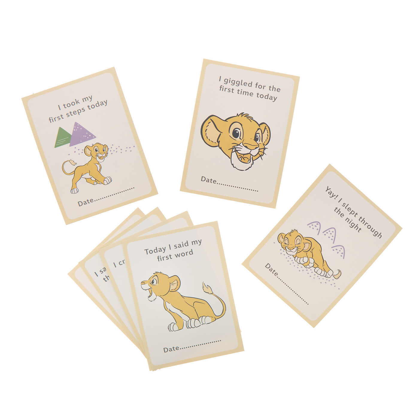 Buy The Lion King Simba Plush & Milestone Cards for GBP 9.99 | Card ...