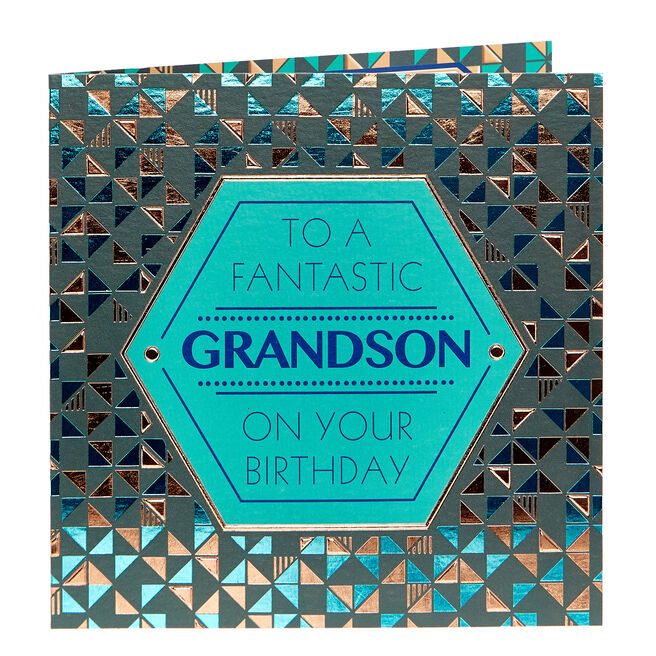 Grandson Birthday Cards, Personalised Grandson & Great Grandson ...