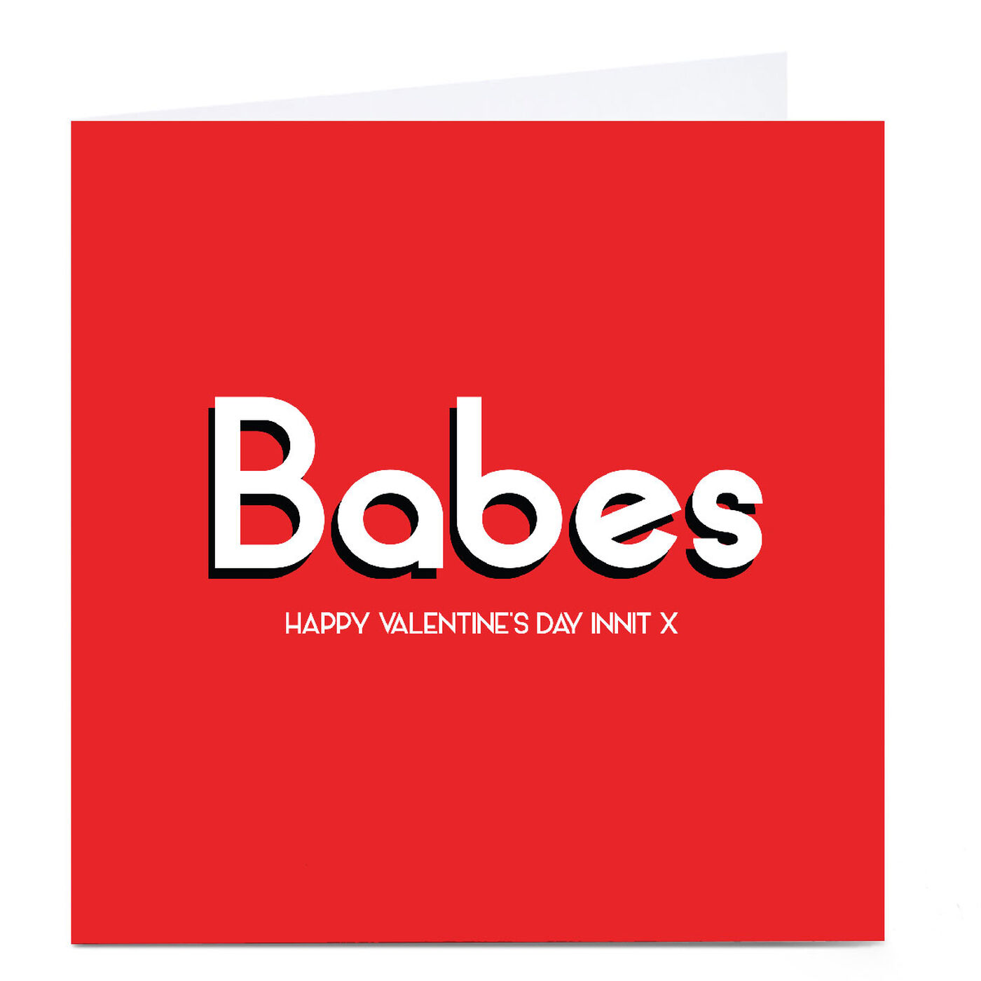 Buy Personalised Streetgreets Valentine's Day Card - Babes Happy ...