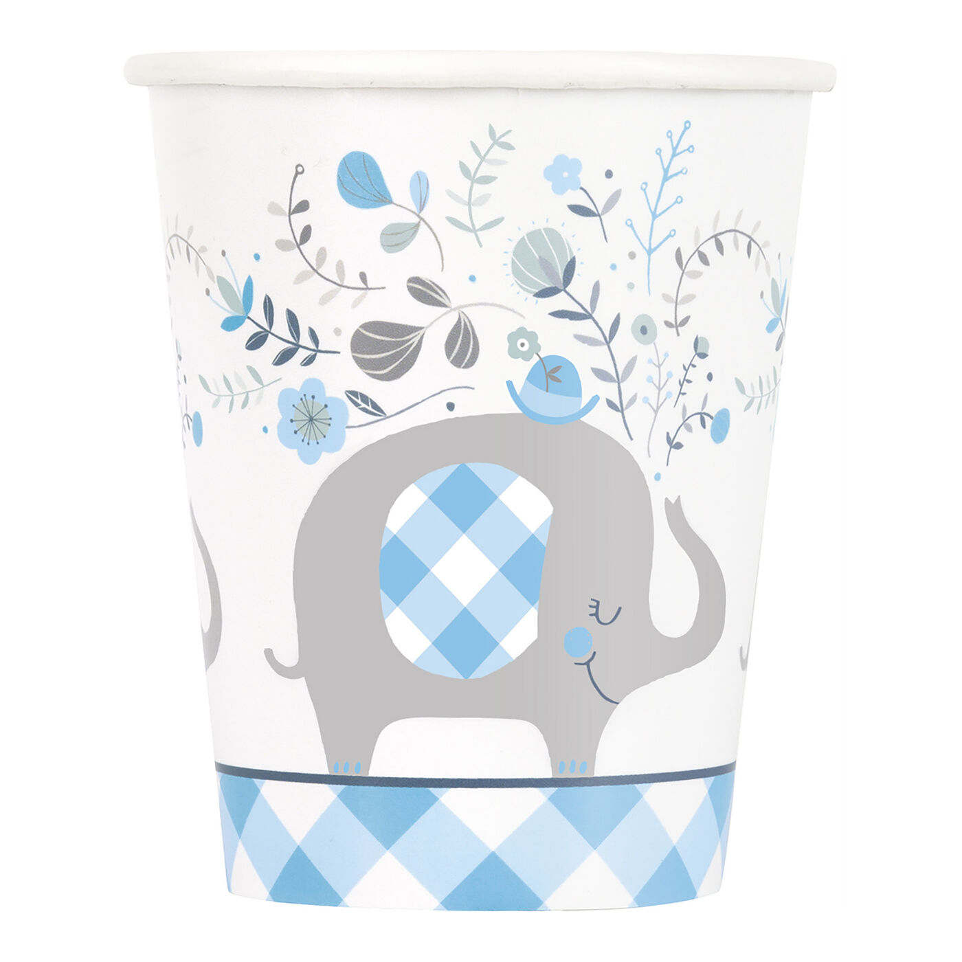 Buy Blue Elephant Baby Shower Tableware & Decorations - 16 Guests for ...