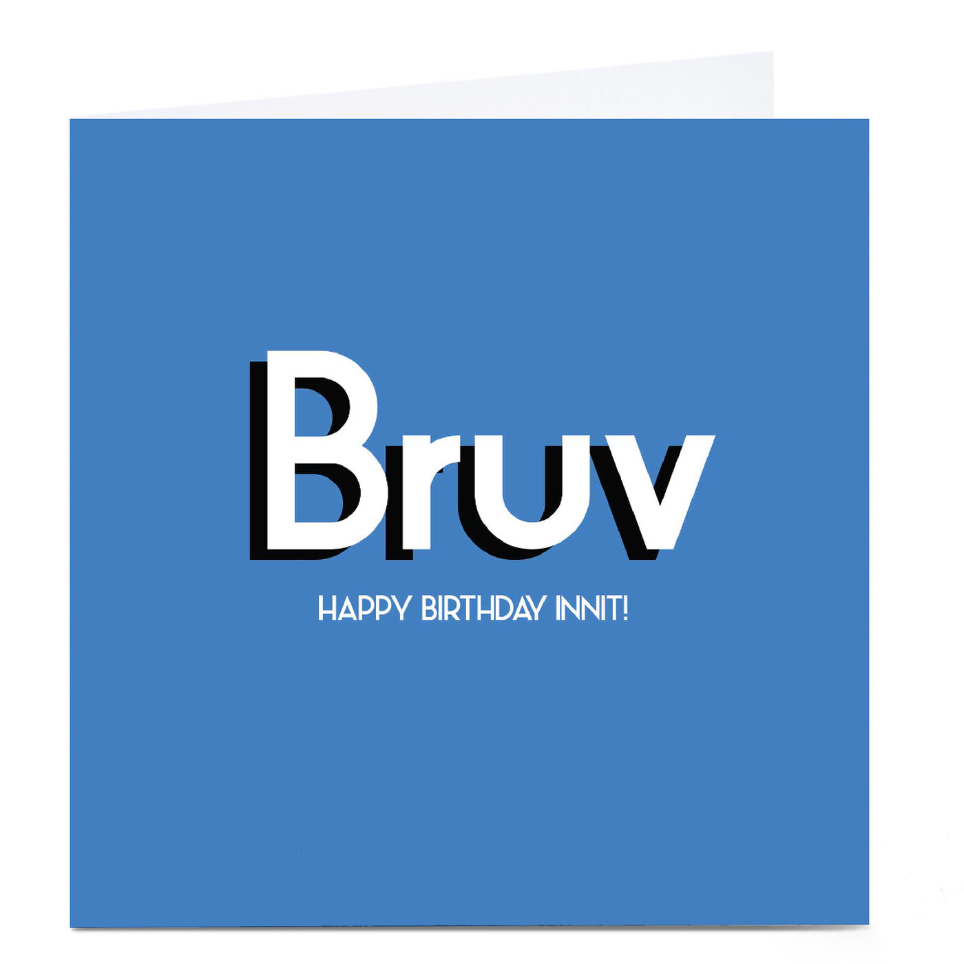 Buy Personalised Streetgreets Card - Bruv for GBP 2.99 | Card Factory UK