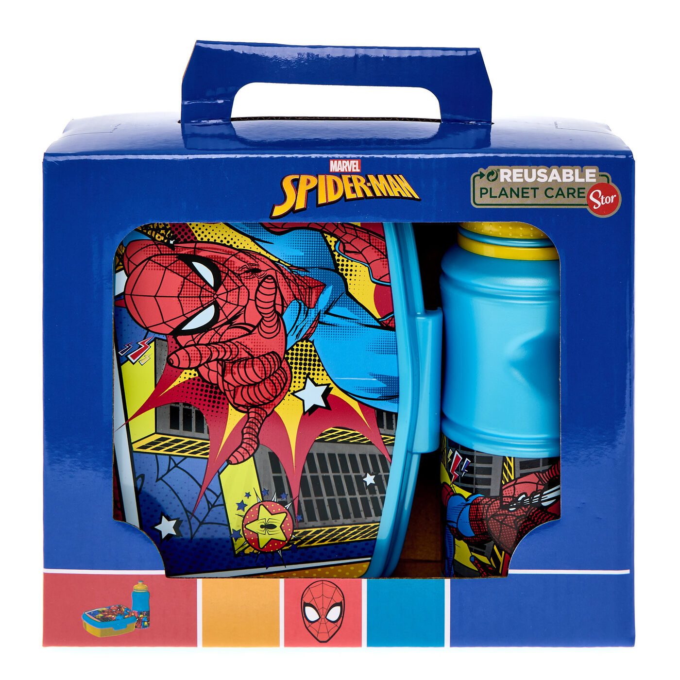 Buy Spider-Man Lunch Box & Drinks Bottle Set for GBP 4.99 | Card Factory UK