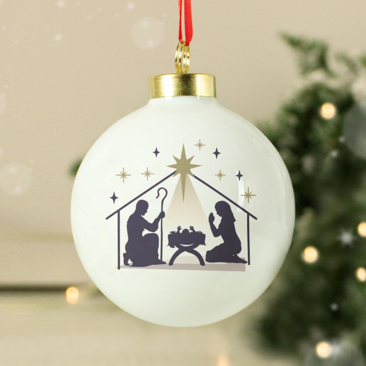 Buy Personalised Nativity Bauble for GBP 10.99 | Card Factory UK