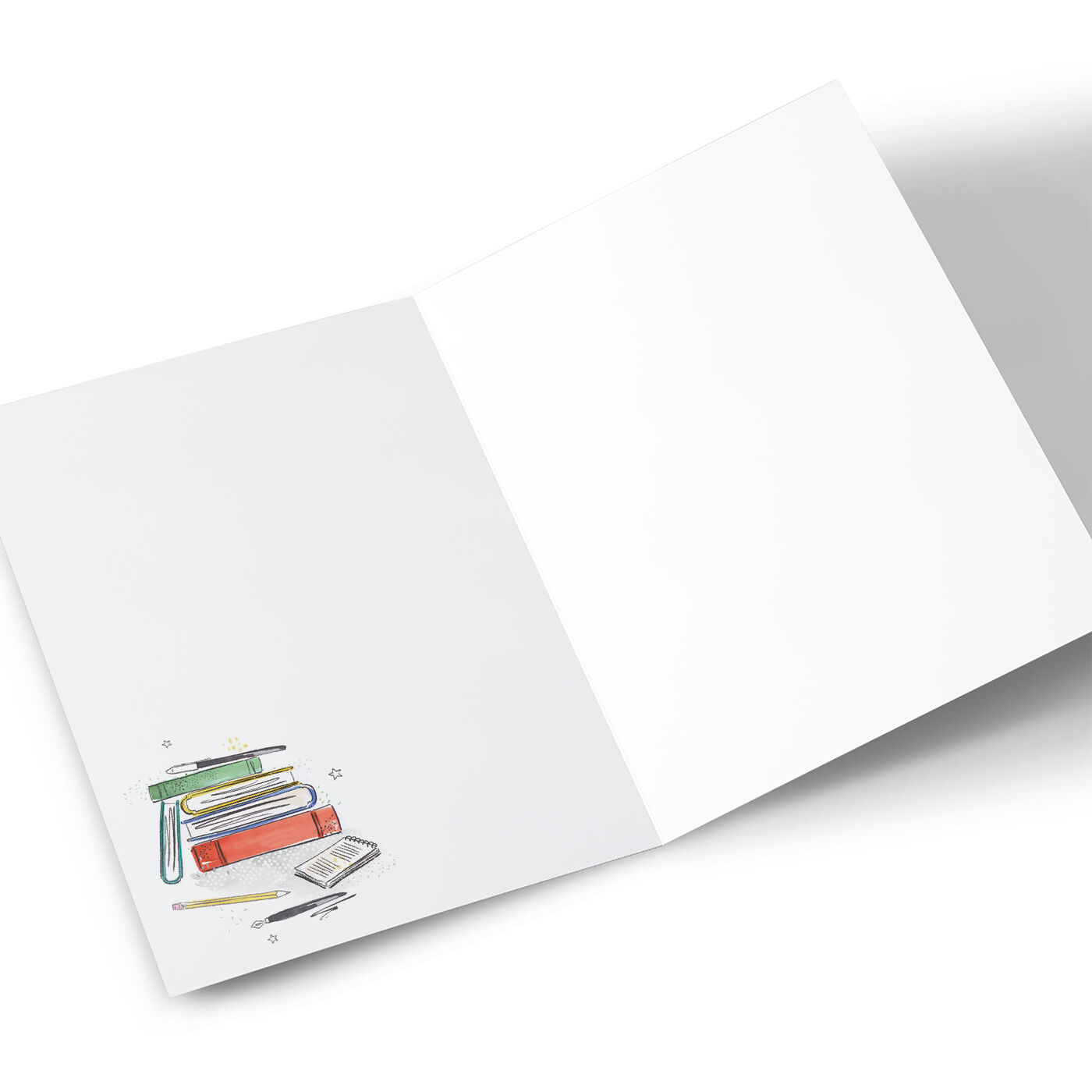 Buy Personalised Good luck in Your Exams Card - Stack of Books for GBP ...