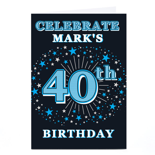 Find amazing products in 40th Birthday' today | Card Factory UK