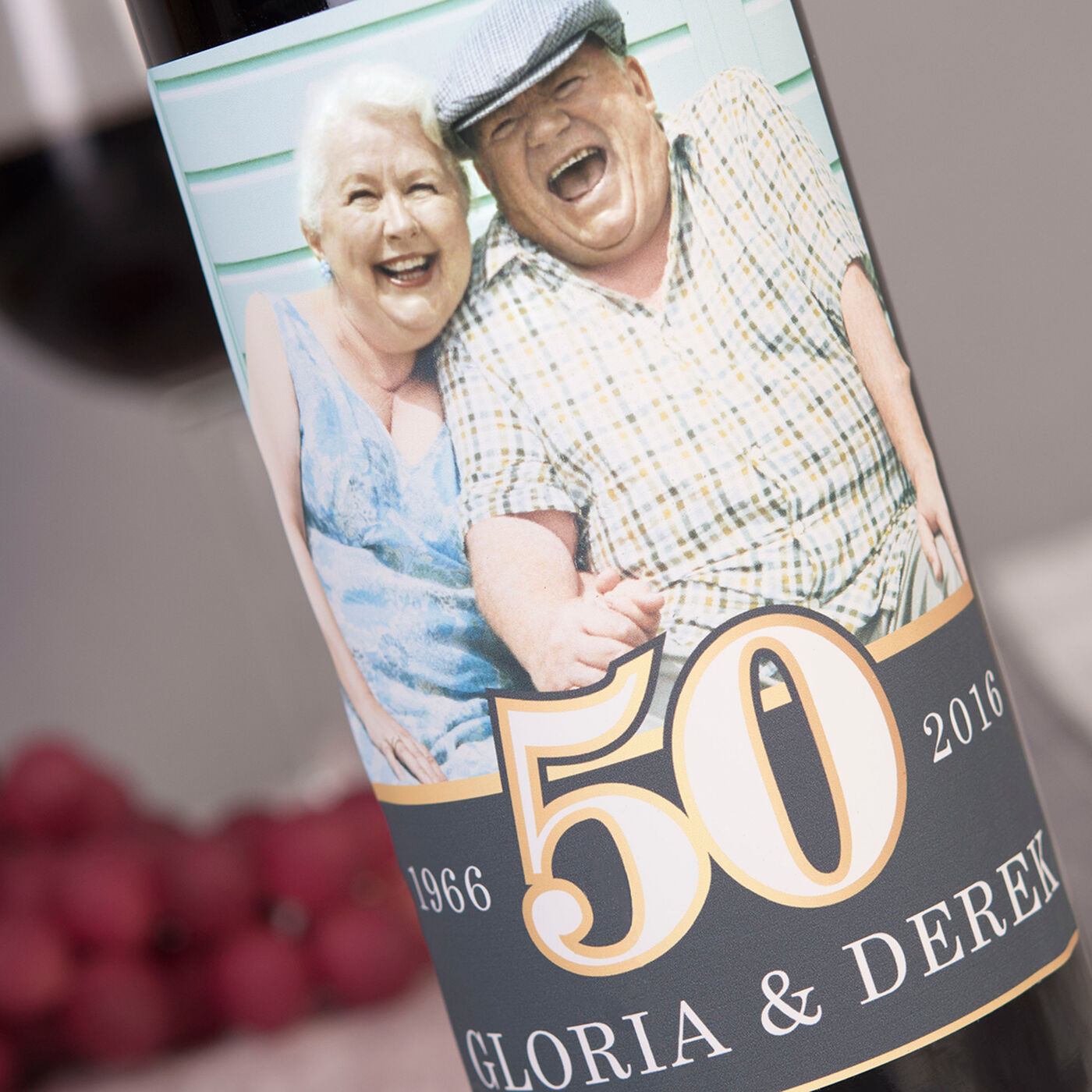 Buy Photo Upload Wine - 50 Years, Anniversary for GBP 19.99 | Card ...