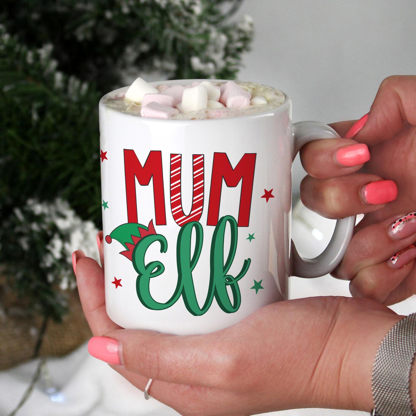 Buy Personalised Mum Elf Mug for GBP 9.99 | Card Factory UK