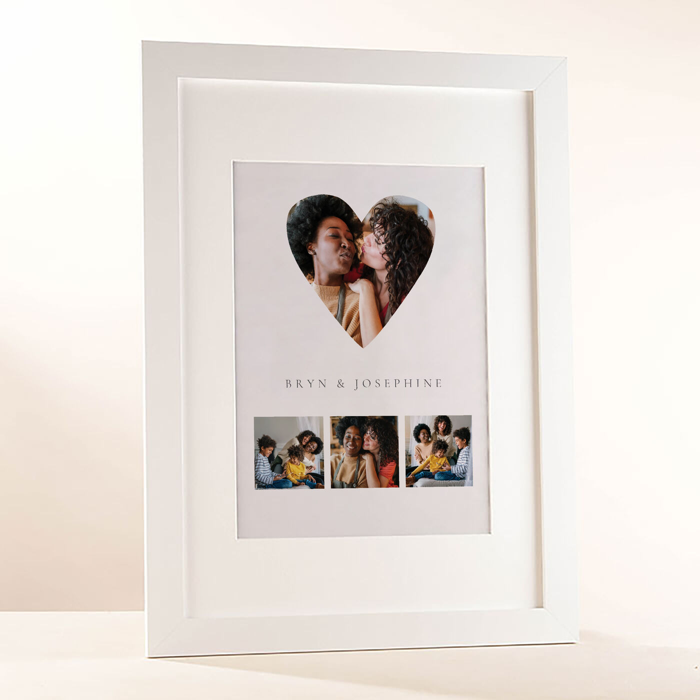 Buy Multi Photo Upload Framed Print - 4 Photos & Names for GBP 19.99 ...