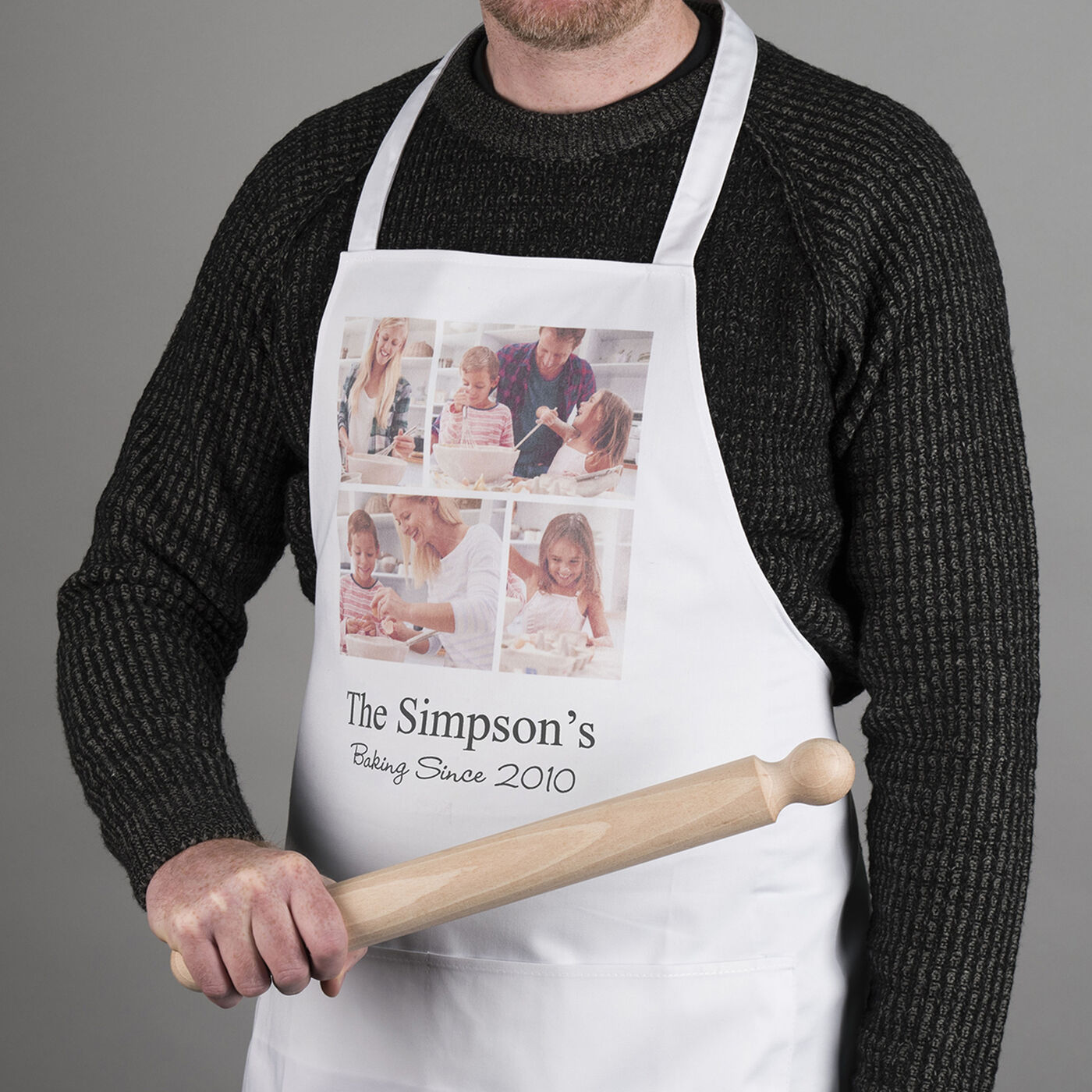 Buy Multi Photo Upload White Apron - Family Baking Since for GBP 17.99 ...