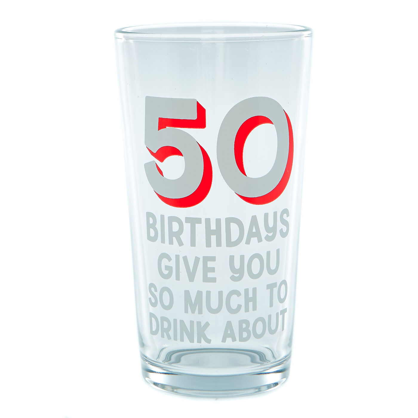 Buy 50th Birthday Pint Glass - So Much To Drink About for GBP 2.99 ...
