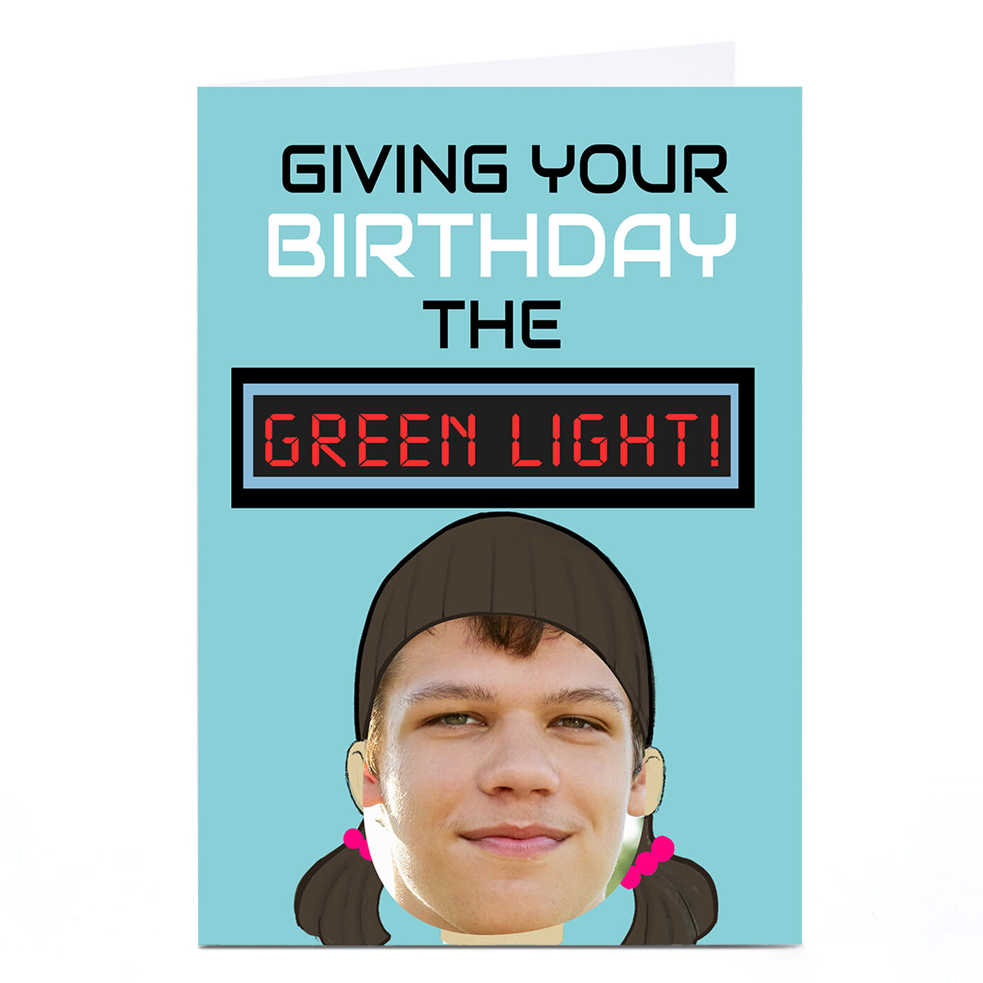 Buy Photo Birthday Card - Green Light for GBP 2.99 | Card Factory UK