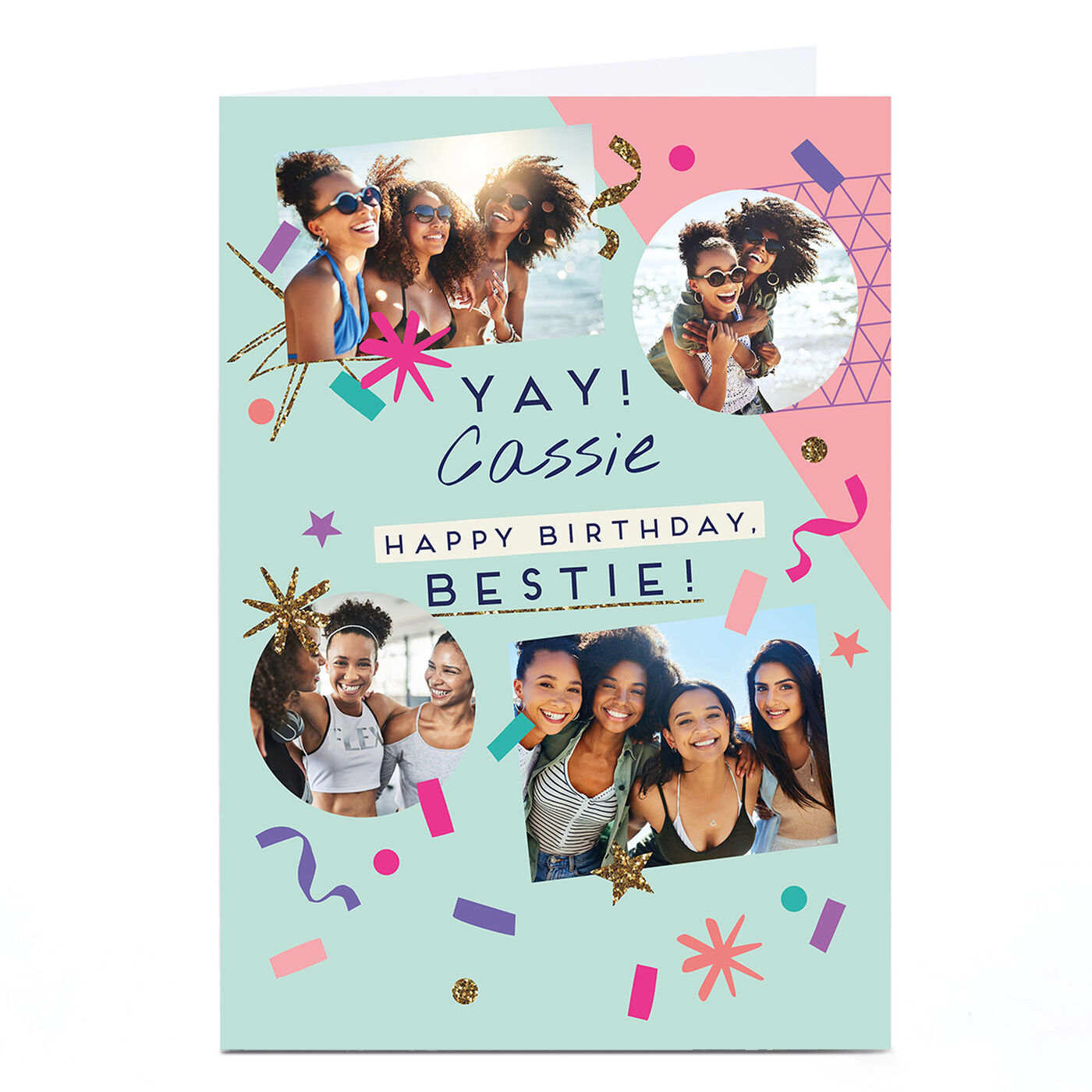 Buy Photo Birthday Card - Yay! Bestie for GBP 3.29 | Card Factory UK