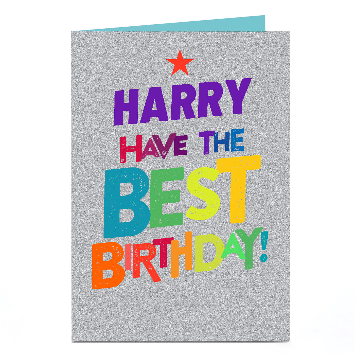 Buy Personalised Birthday Card - Bright Letters, Any Name for GBP 2.99 ...