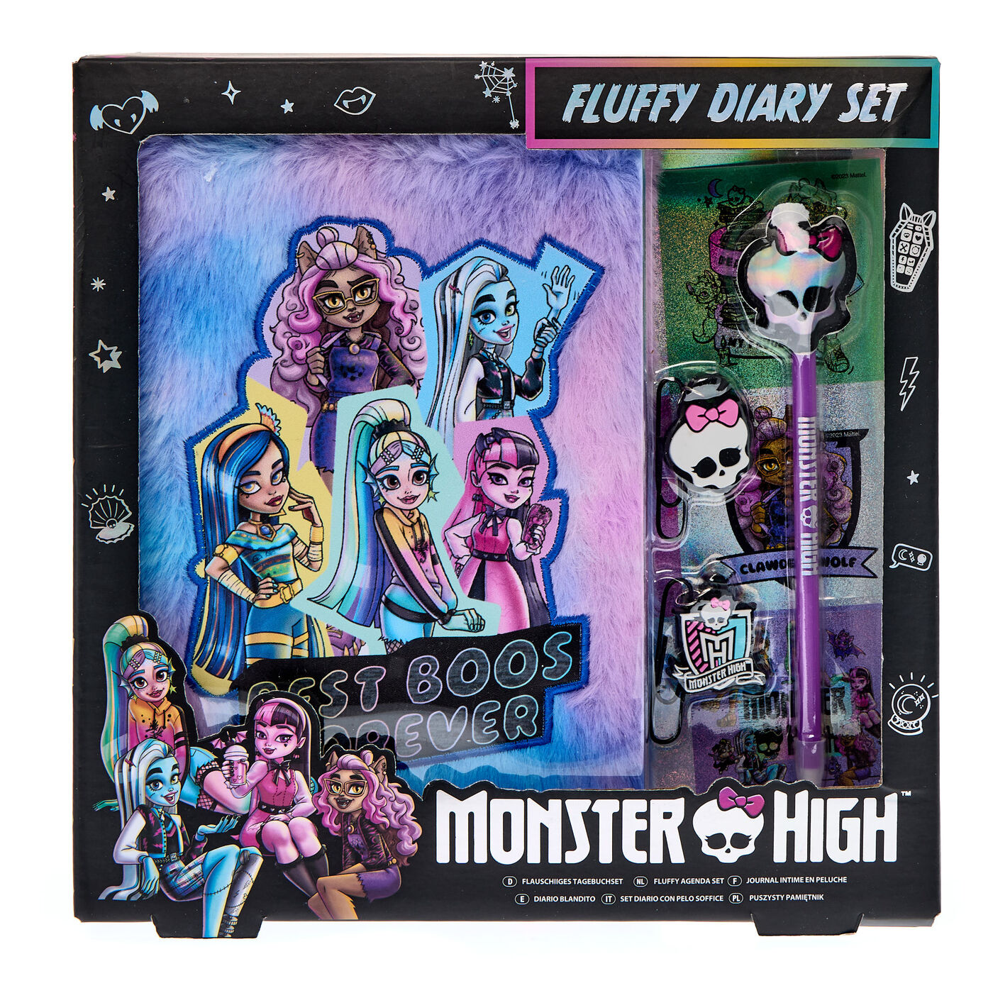 Buy Monster High Fluffy Diary Set for GBP 5.99 | Card Factory UK