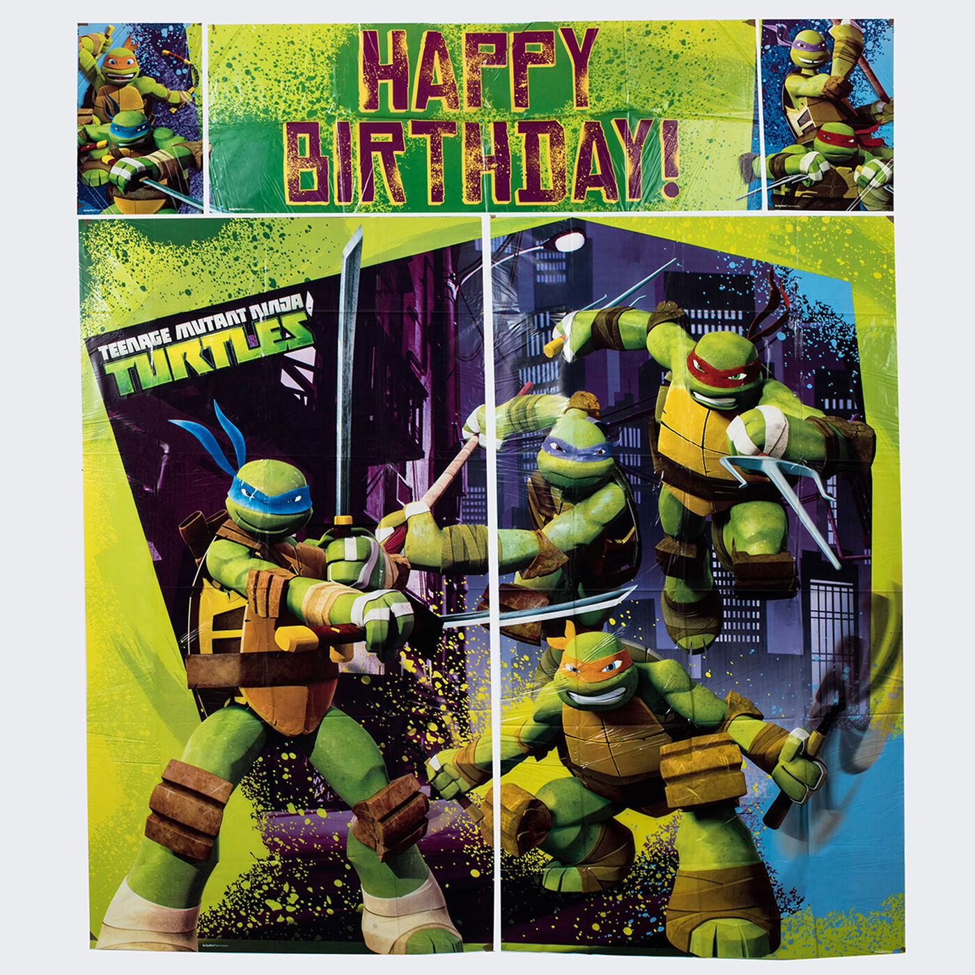 Buy Teenage Mutant Ninja Turtles Wall Scene Setter for GBP 5.99 | Card ...